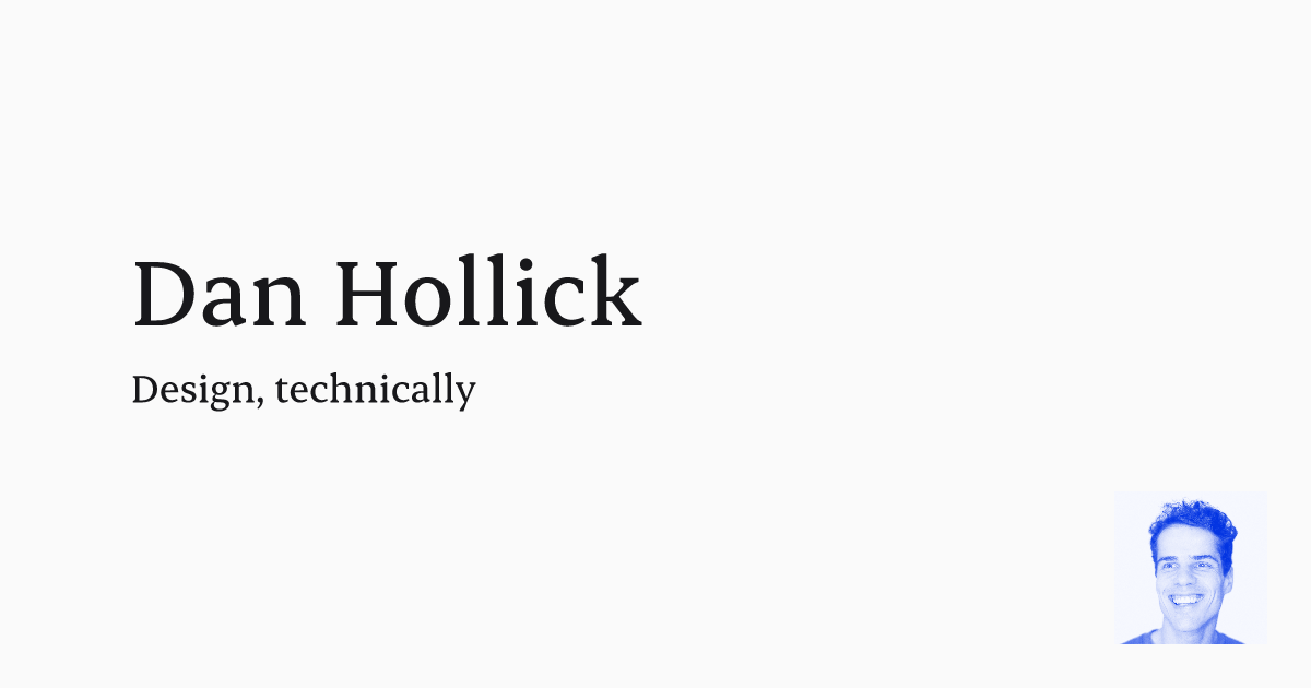 Dan Hollick | Home